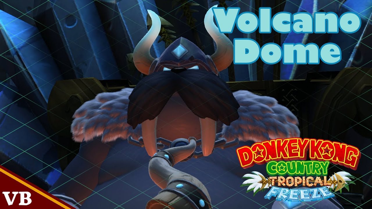 Donkey Kong Country: Tropical Freeze - 6-Boss Volcano Dome - YouTube