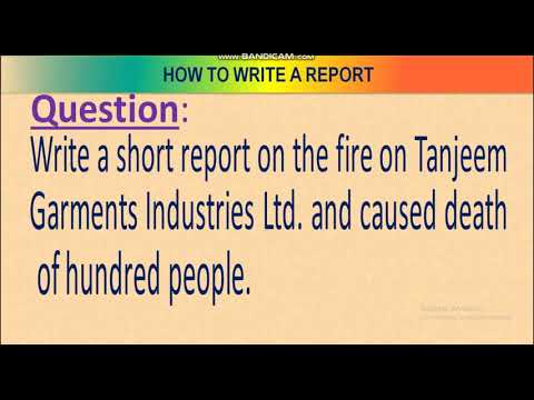 ##Report Writing (Complete lesson for HSC Examinees) - YouTube