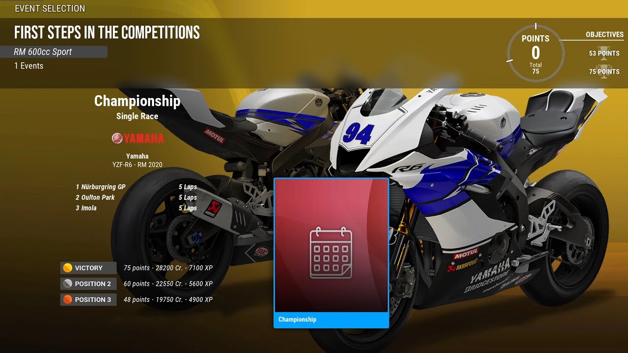 RIDE 4 | YAMAHA YZF-R6-RM 2020 | European LEAGUE - YouTube