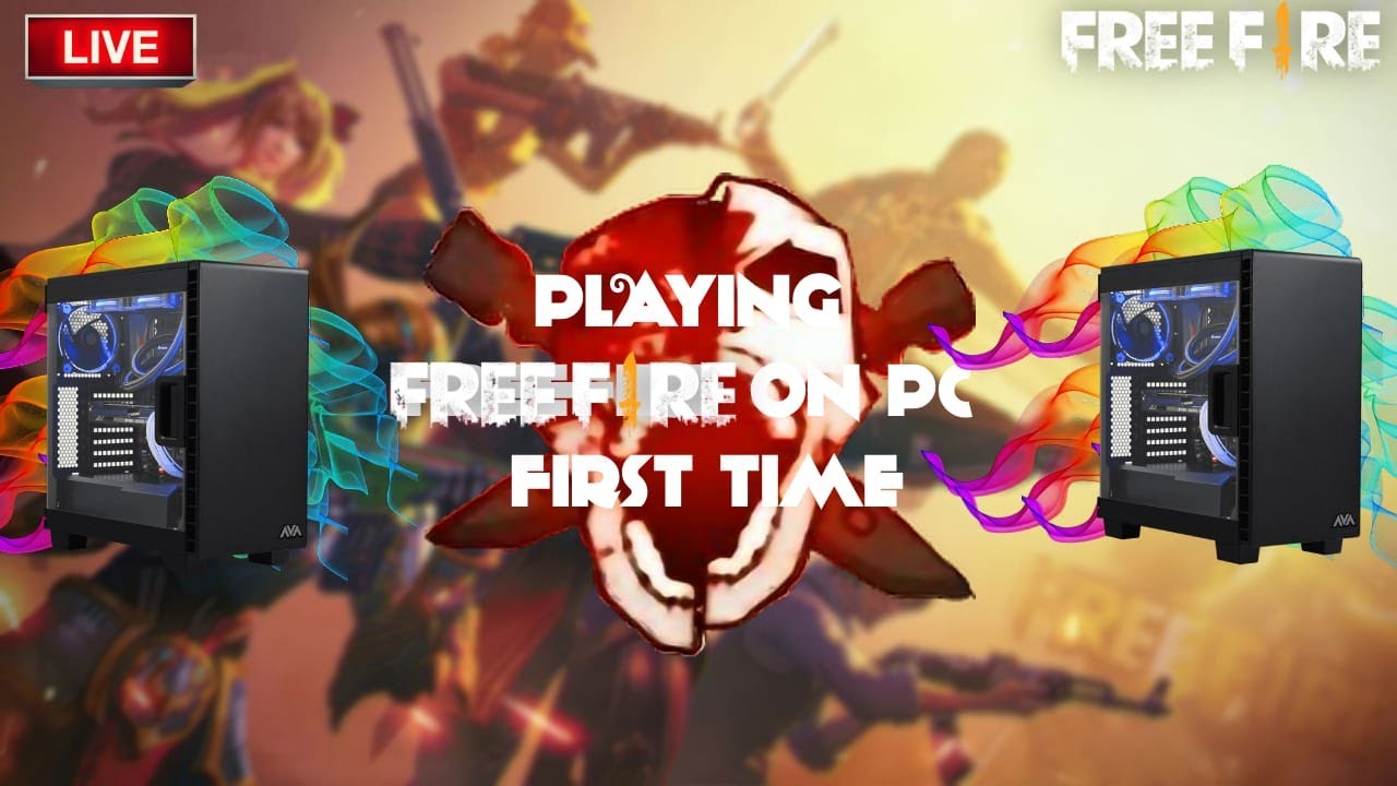 FREEFIRE | first time playing on pc - YouTube