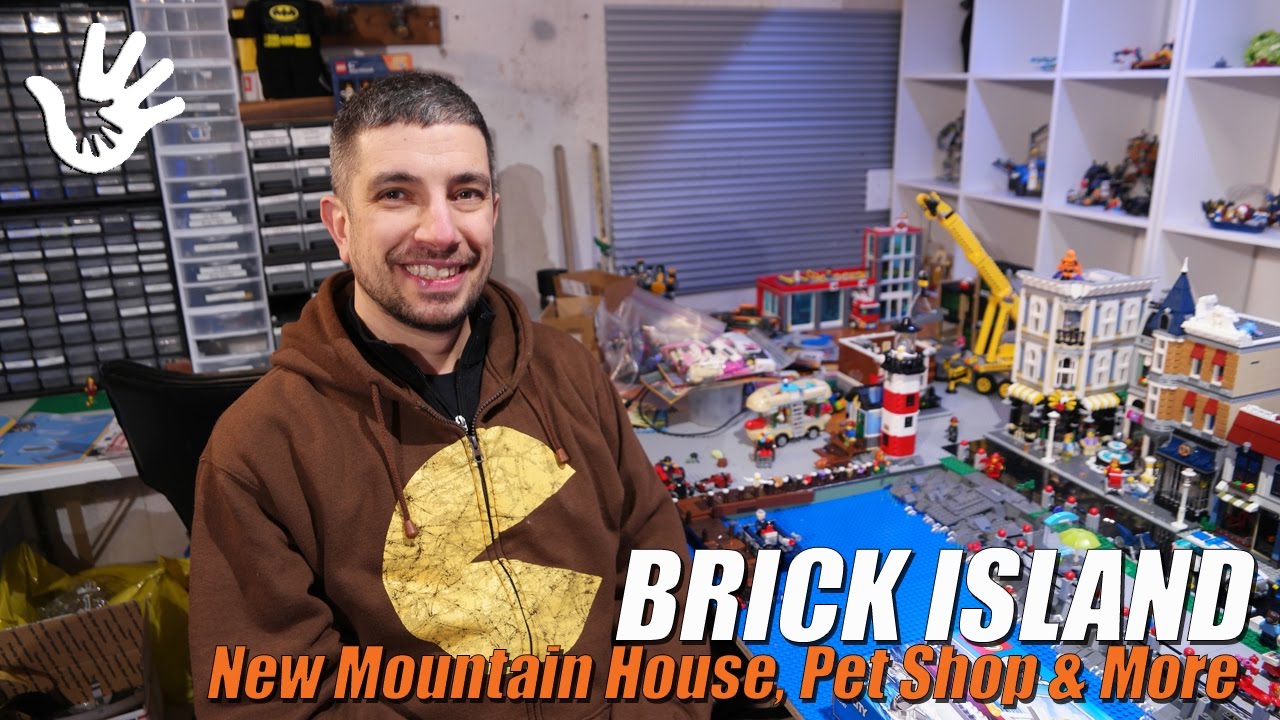 Lego City Update #9 - Brick Island City - Modulars and Mocs !!! - YouTube