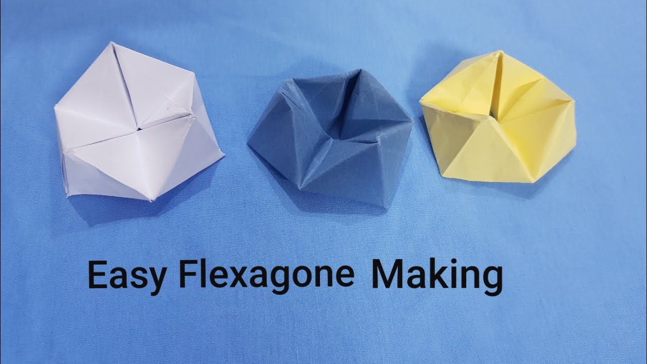 Must Watch!!! Paper Moving Flexagon | DIY paper crafts | Flexagon ...