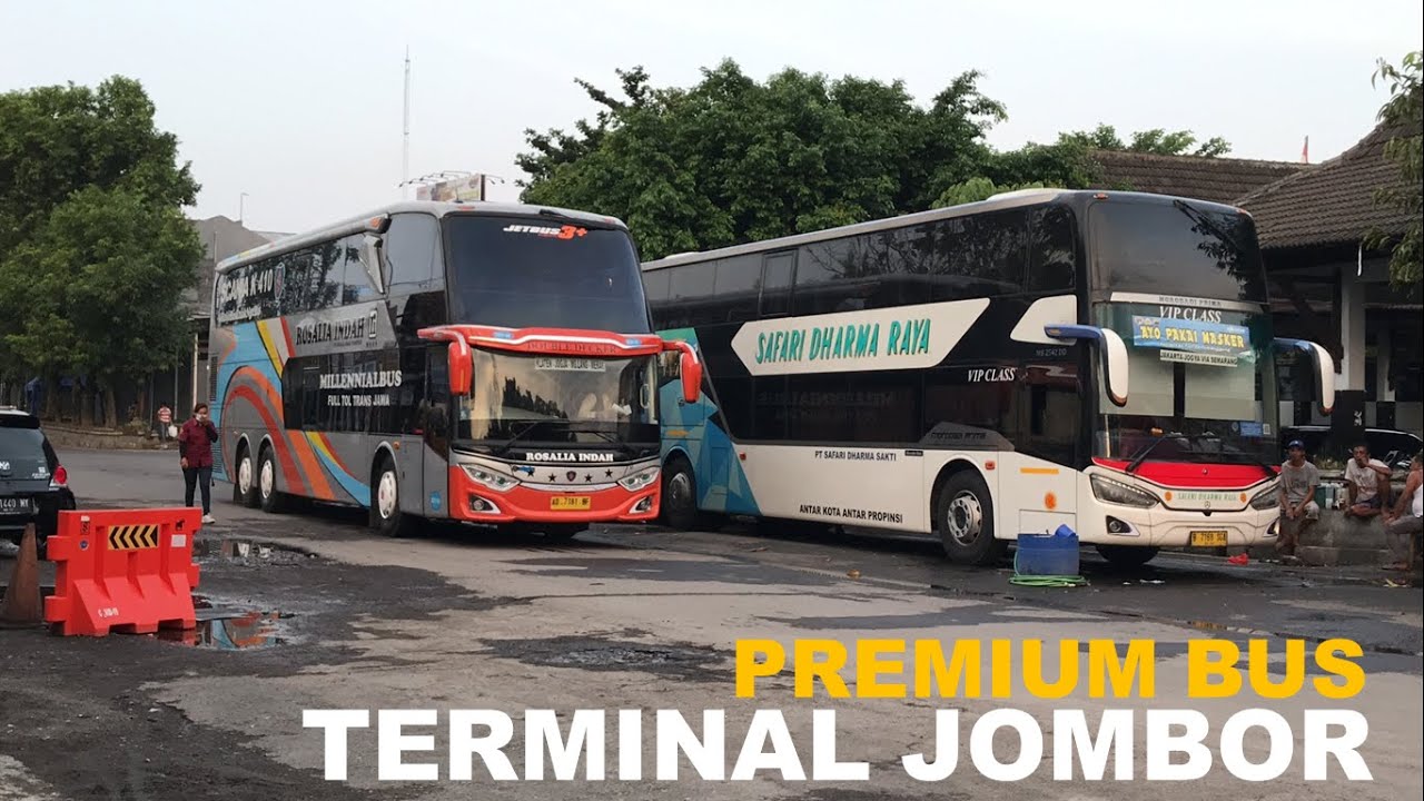 Mampir Terminal Jombor Jogja | Ketemu Bus Premium - YouTube