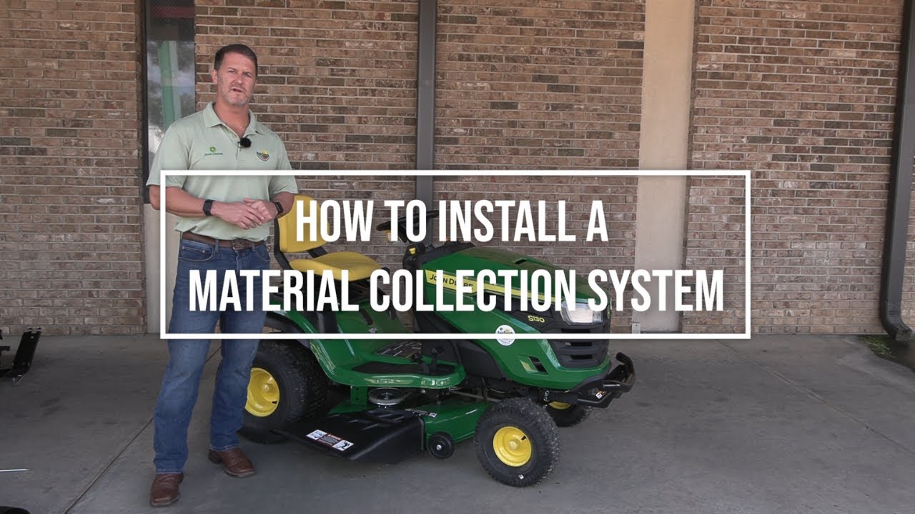 How to: Install a Bagger on a John Deere Mower - YouTube