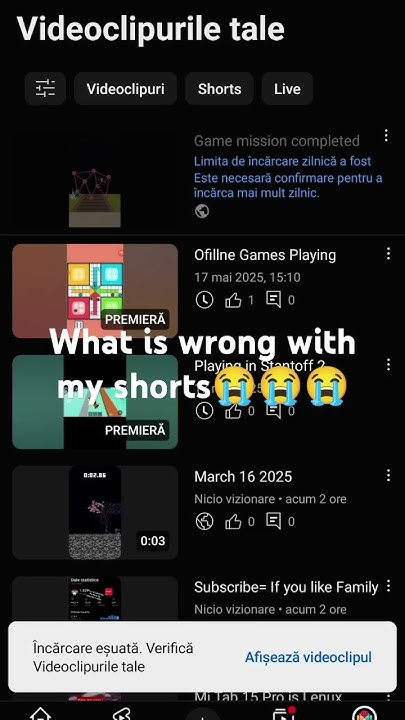 What wrong my Shorts - YouTube