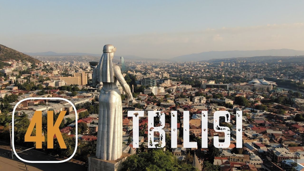 Beautiful charming TBILISI, GEORGIA aerial drone footage in 4K - YouTube