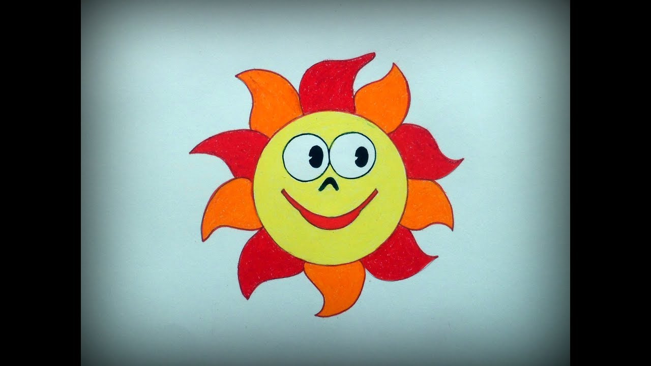 How To Draw The Sun Easy Drawing Step By Step YouTube How To Draw The Sun Easy Drawing Step By Step YouTube