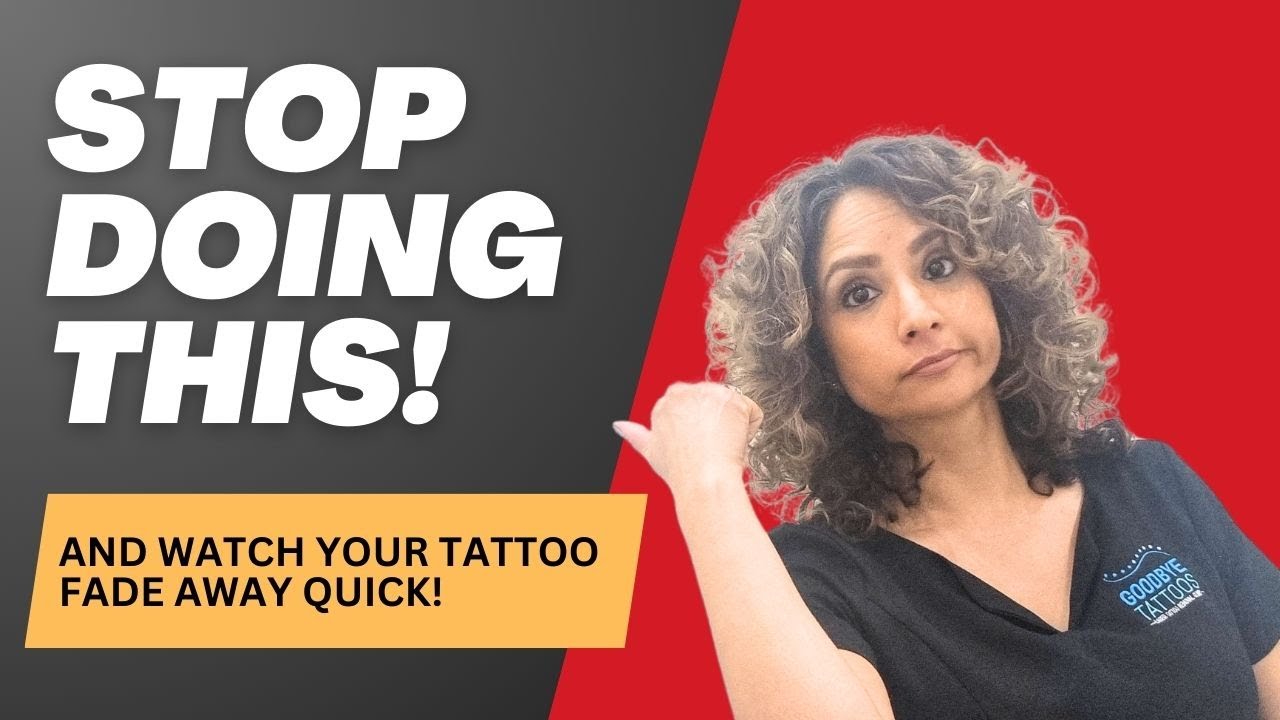 Stop doing this! How you can help get rid of your tattoo fast - YouTube