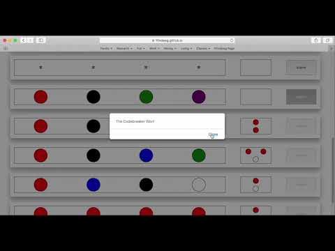 Mastermind - Demo and Code - YouTube