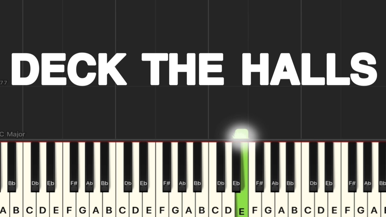 Christmas - Deck The Halls Piano Tutorial | Medium - YouTube
