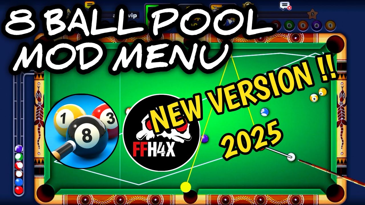 8 BALL POOL MOD MENU TERBARU 2025 AIM LOCK!!! NO PASSWORD - YouTube