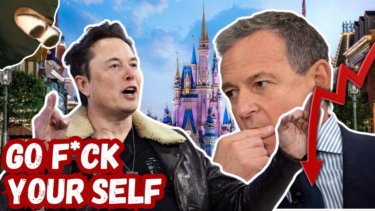 Internet CANCELS Disney After Elon Musk Tells Bob Iger To "GO FCK YOURSELF" - YouTube