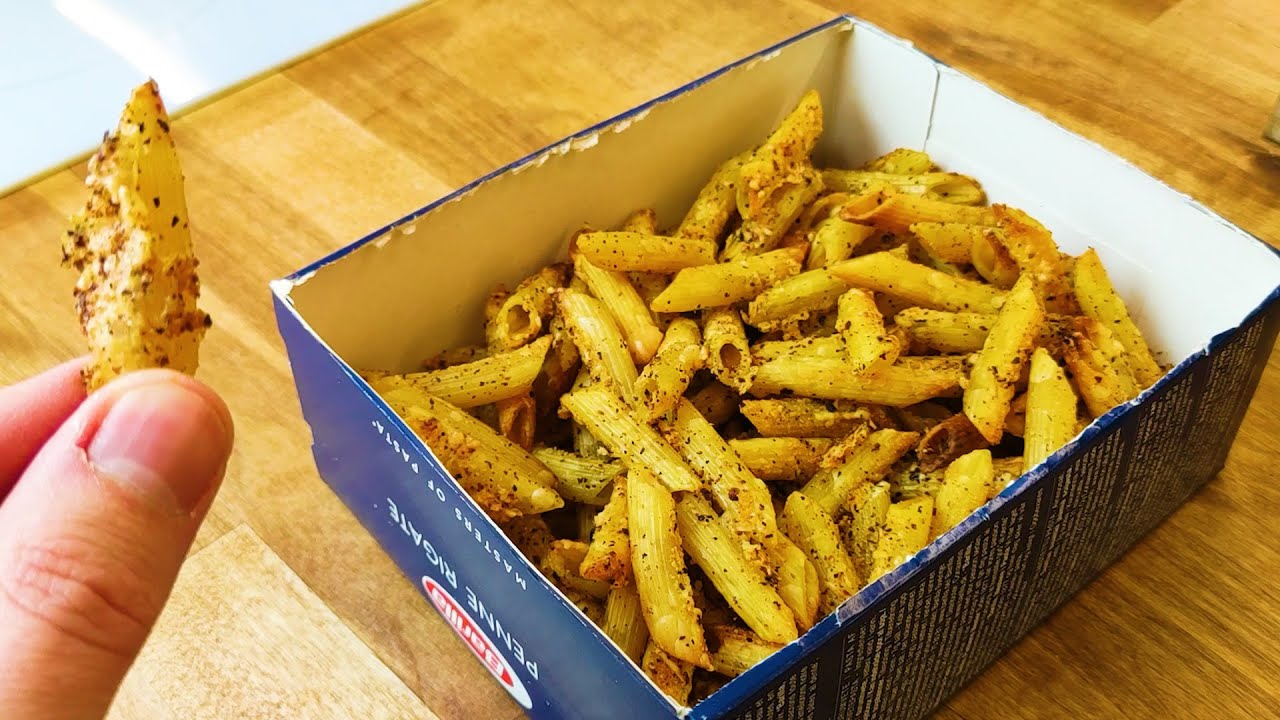 Crunchy Pasta Snacks with Cheese?! Creative Recipe for your guests! #27 ...