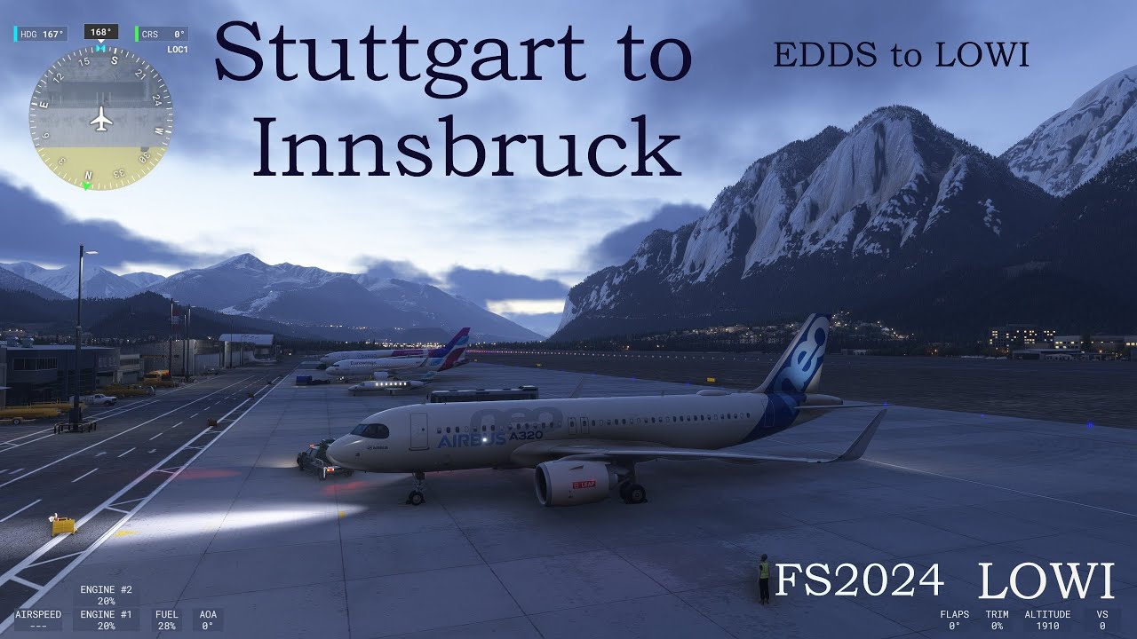 Stuttgart to Innsbruck FS2024 - A321 - YouTube