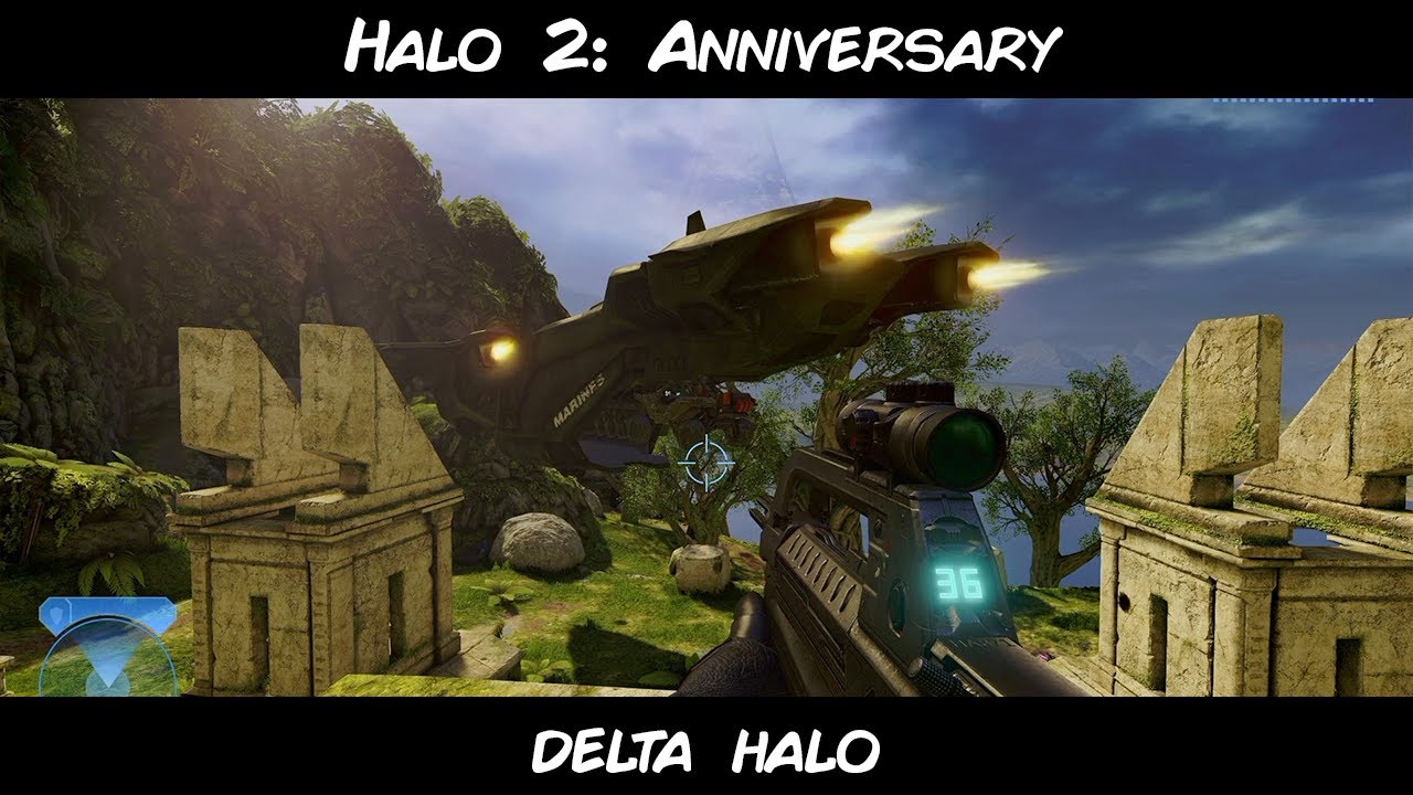 Halo 2: Anniversary Campaign Playthrough [Part 02] Delta Halo - YouTube