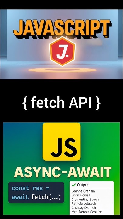 Fetch & Display Data in JavaScript in 60 Sec ⚡ | Beginner to Pro! 🧠📊#short#shorts#javascript #js ...