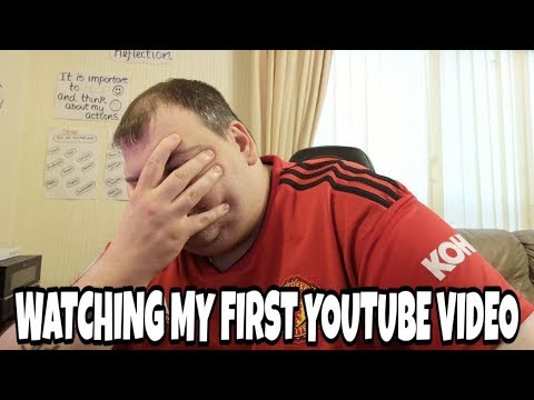 Reacting to my first YouTube video **WARNING CRINGY** #firstyoubevideo ...