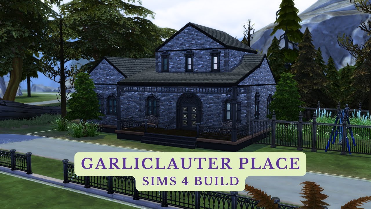 Garliclauter Place | Forgotten Hollow | Sims 4 Speed Build - YouTube