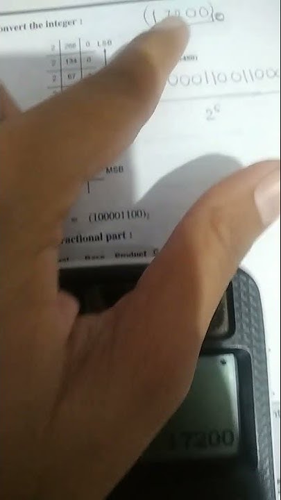 Shorts Viral How To Convert Decimal To Binary Number On Casio Fx 991exmethod In