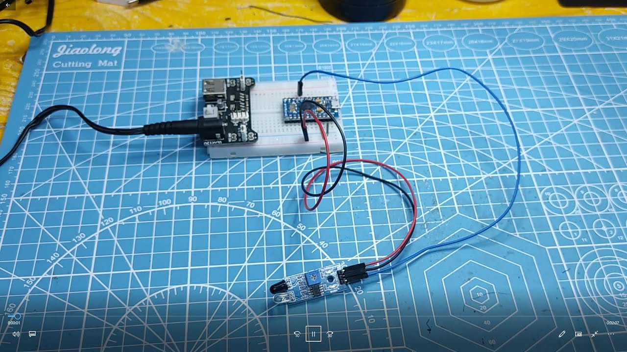 67 Arduino Pro Micro sensor de obstaculos por infrarrojos - YouTube