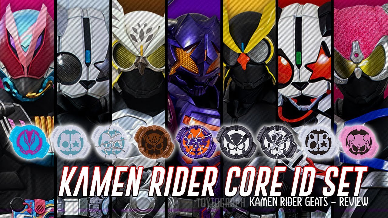 ENTRY! - KAMEN RIDER GEATS - KAMEN RIDER CORE ID SET REVIEW รีวิว - YouTube