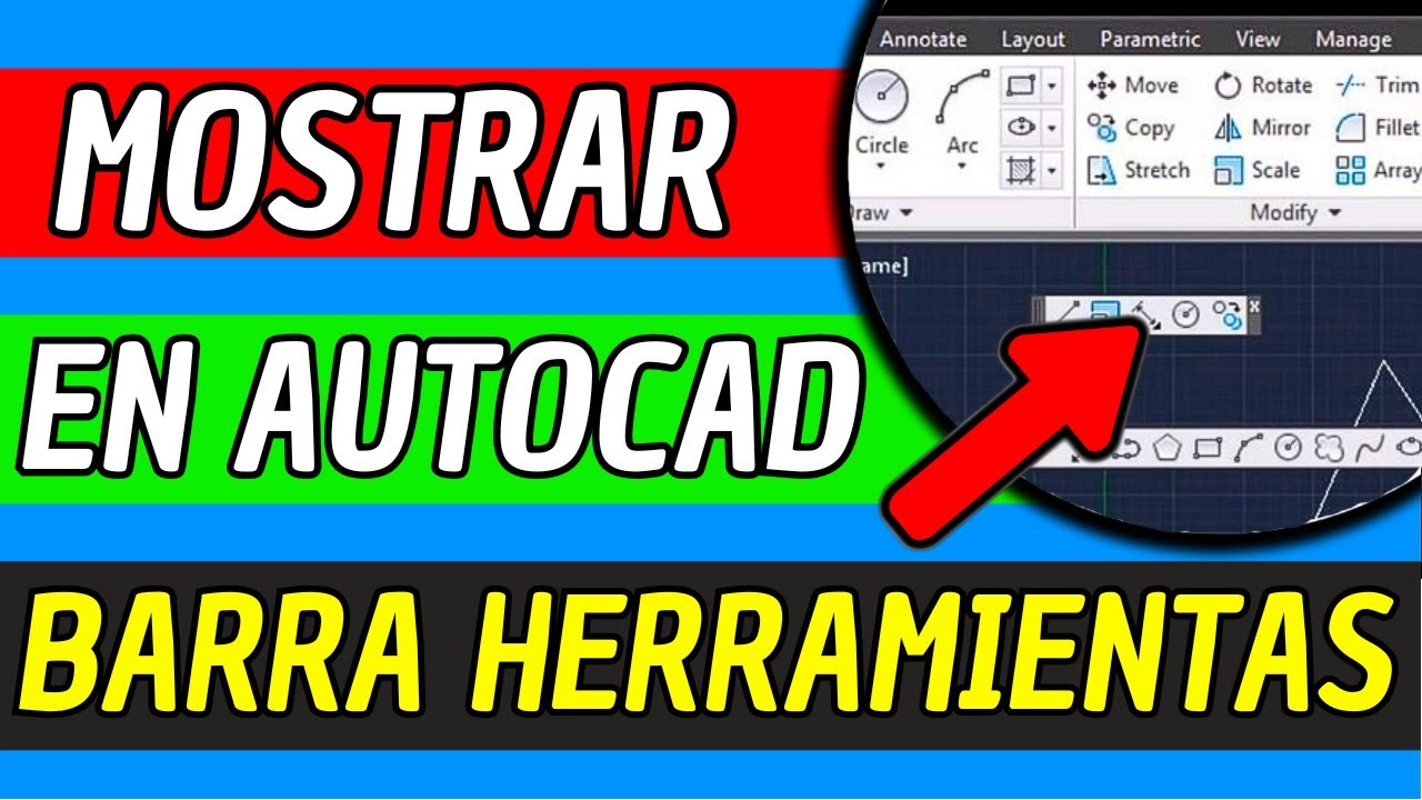 Como Mostrar La Barra De Herramientas En Autocad 2025 (Muy Facil) - YouTube