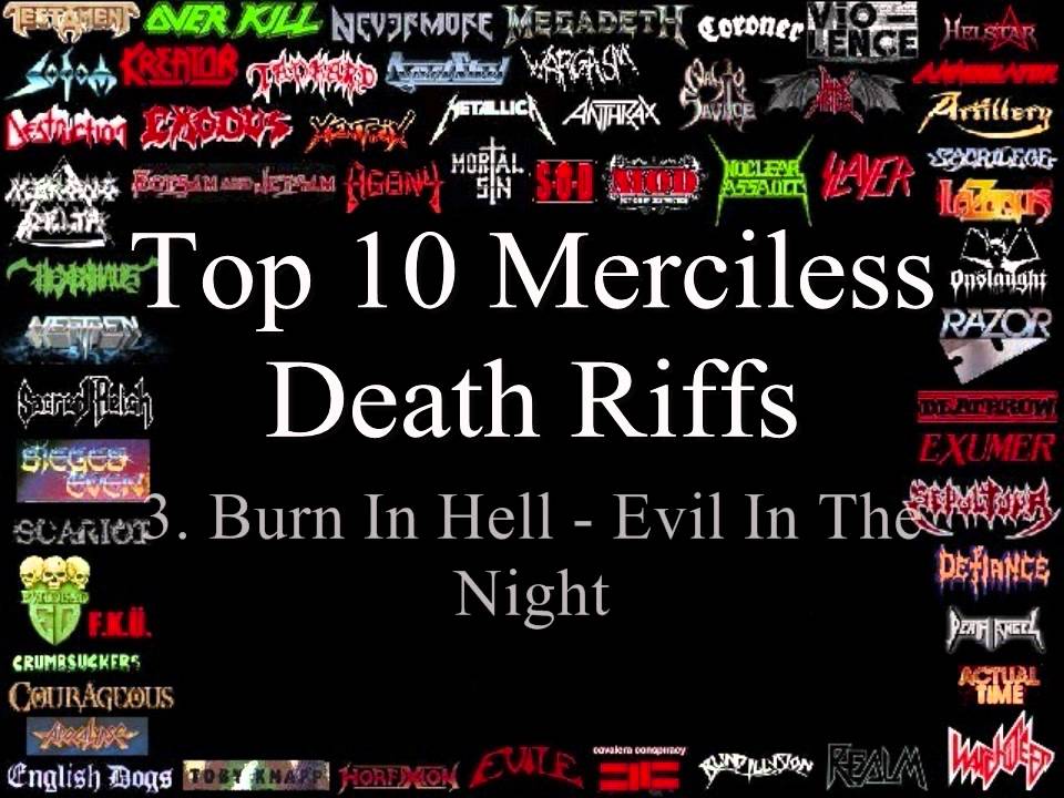 Merciless Death Top 10 Riffs - YouTube
