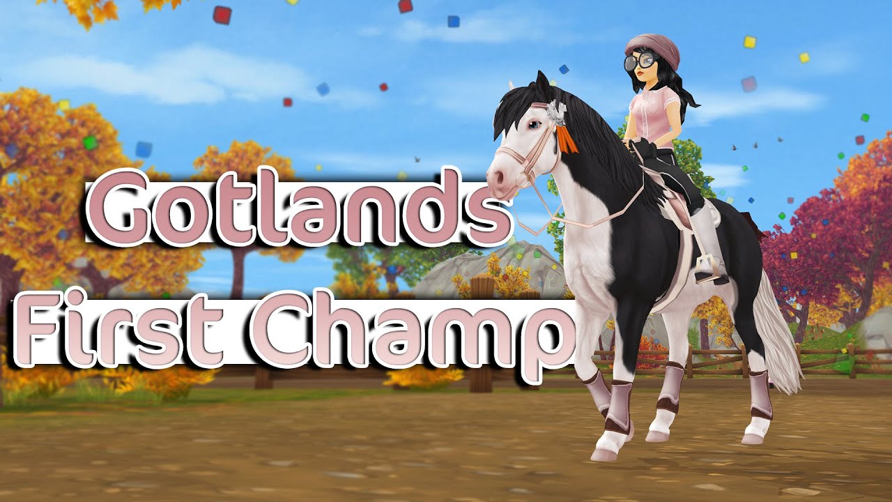 Star Stable Gotland Ponies FIRST CHAMP 😄 Kahn's Level 15 Champs! - YouTube