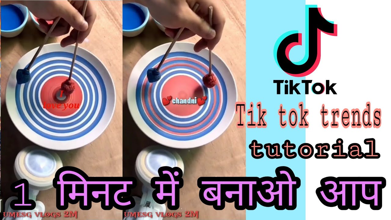 Tik tok trends video/ create a art video /full tutorial video - YouTube