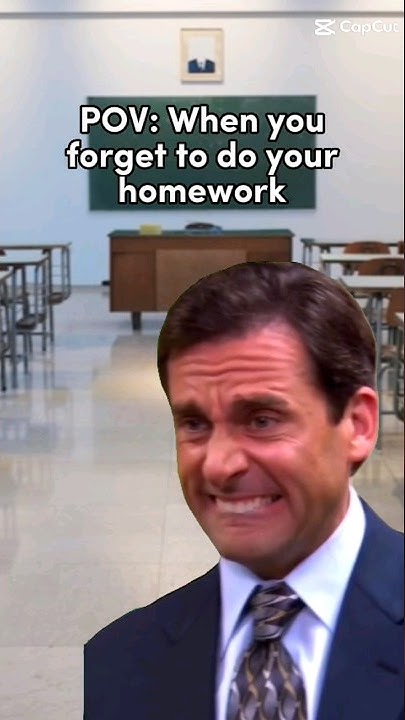 When you forget to do your homework #relatable #funny #funnyvideo # ...