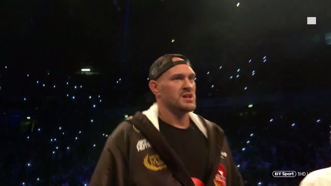 Incredible atmosphere! Tyson Fury's first ring walk in 925 days - YouTube