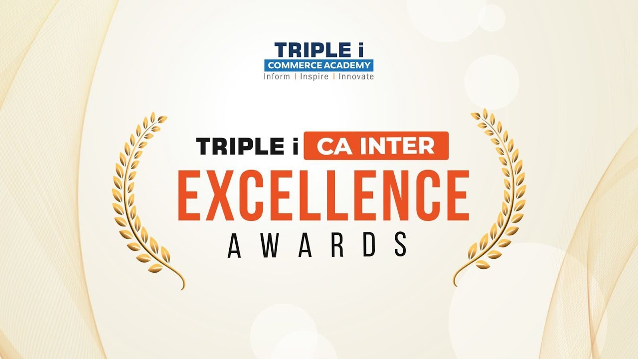 TRIPLE i CA INTER EXCELLENCE AWARDS - YouTube