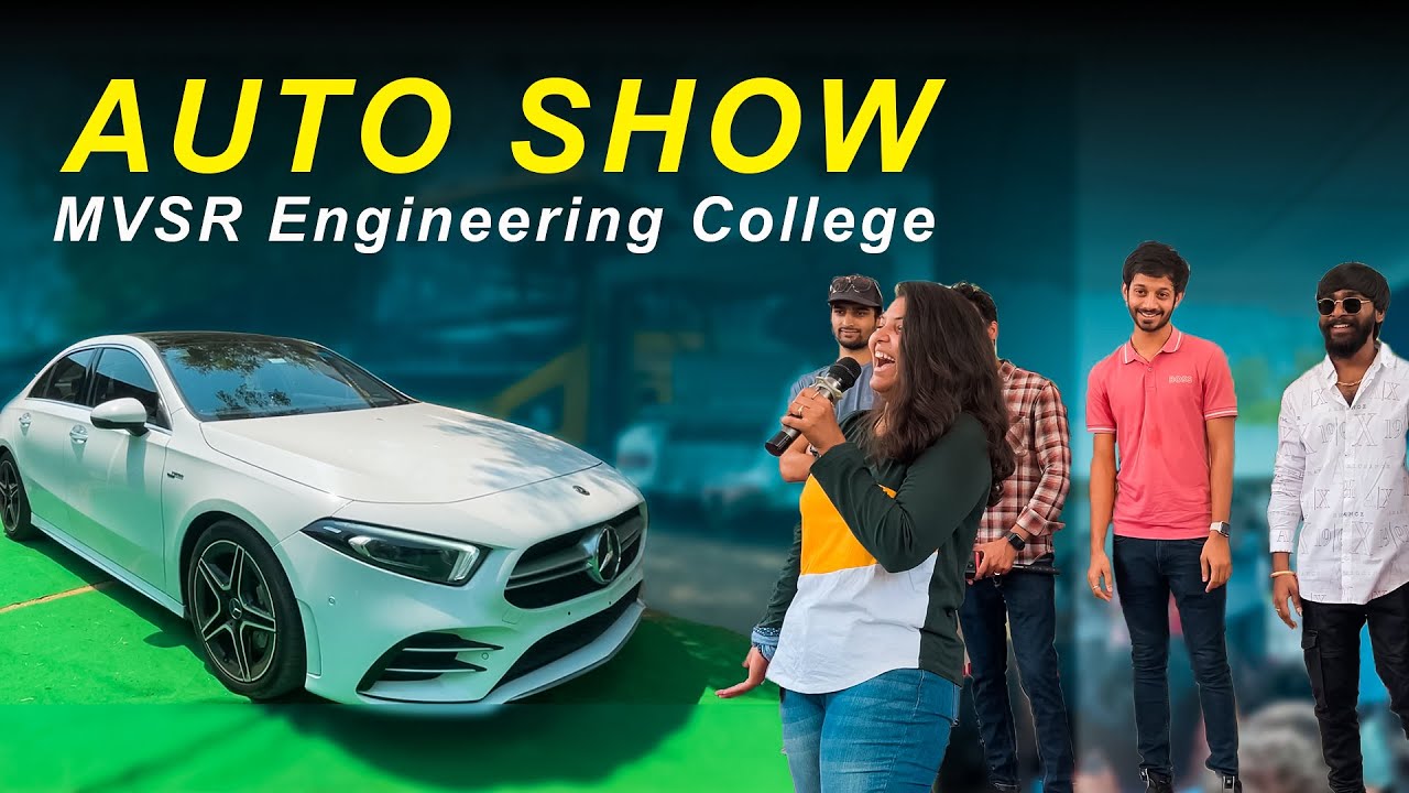 Auto Show MVSR College | Sandeep Nadimpalli | Abhijay - YouTube