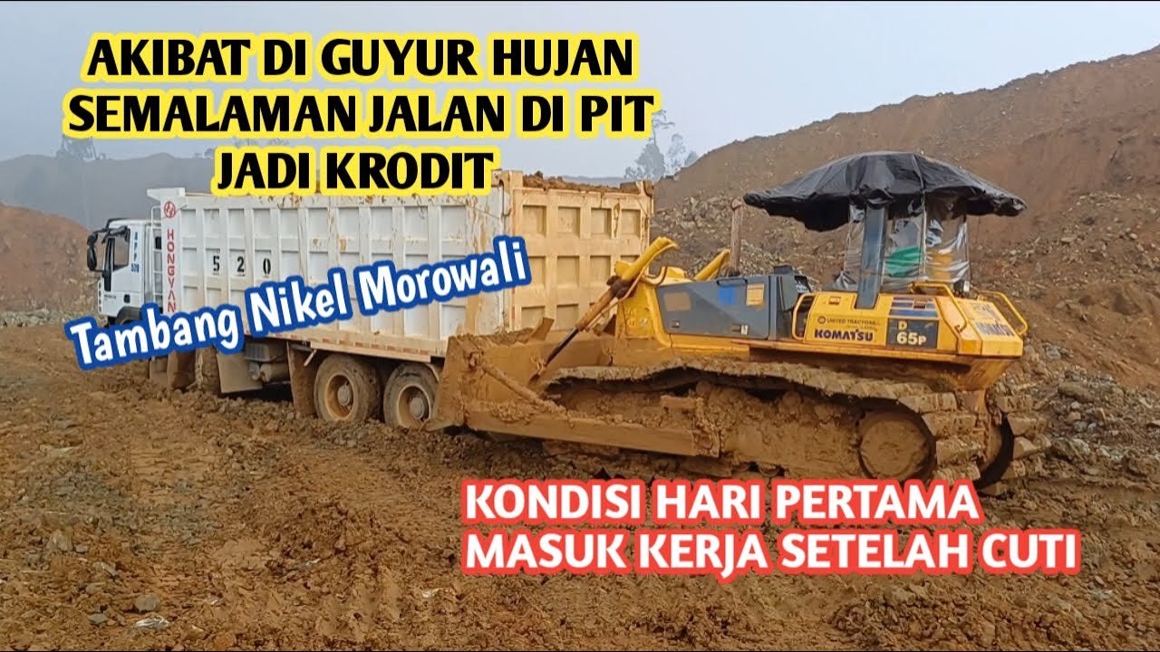 Hari Pertama Masuk Kerja Setelah cuti Kondisi Jalan Di Pit Jadi Krodit ...