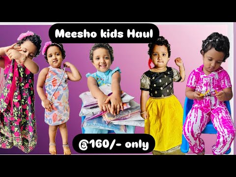 Meesho kids fashion Haul at just Rs 160/- ||Meesho kids wear | meesho ...