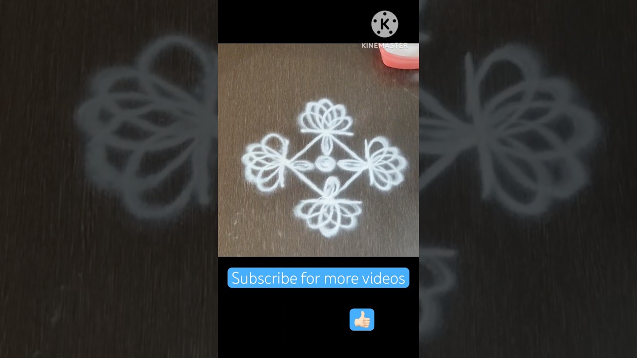 3-1 chukkala muggu/inti rangoli design/gadapa muggulu #shorts #rangoli ...