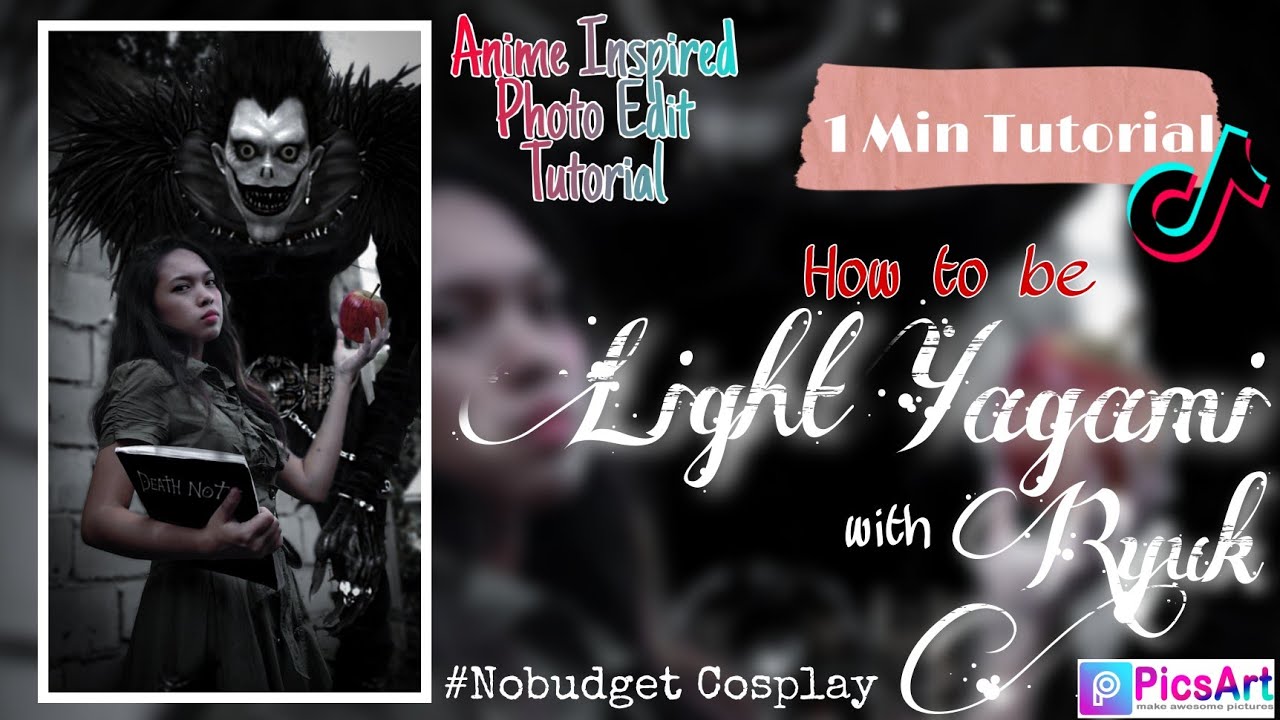 Death Note inspired creative photo idea tutorial - YouTube