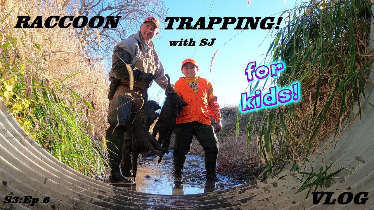 Kids Trapping Episode | RACCOON TRAPPING w/SJ | S3:Ep 6 - YouTube