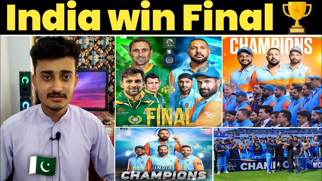 INDIA Beat PAKISTAN WCL Final 😭 INDIA WIN WCL 🏆 Pakistan REACTION - YouTube