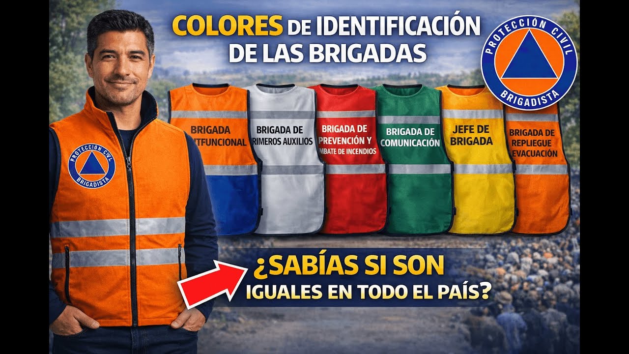 Cuales son y Como se identifican las Brigadas de Protección Civil en ...