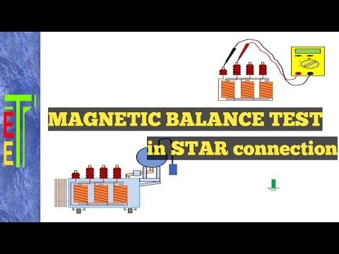 Transformer magnetic balance test in star connection - YouTube