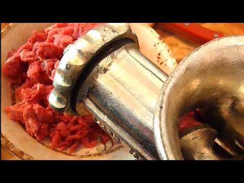 Manual Meat Grinder,How to Clean Manual Cast Iron Meat Grinder, Manual ...
