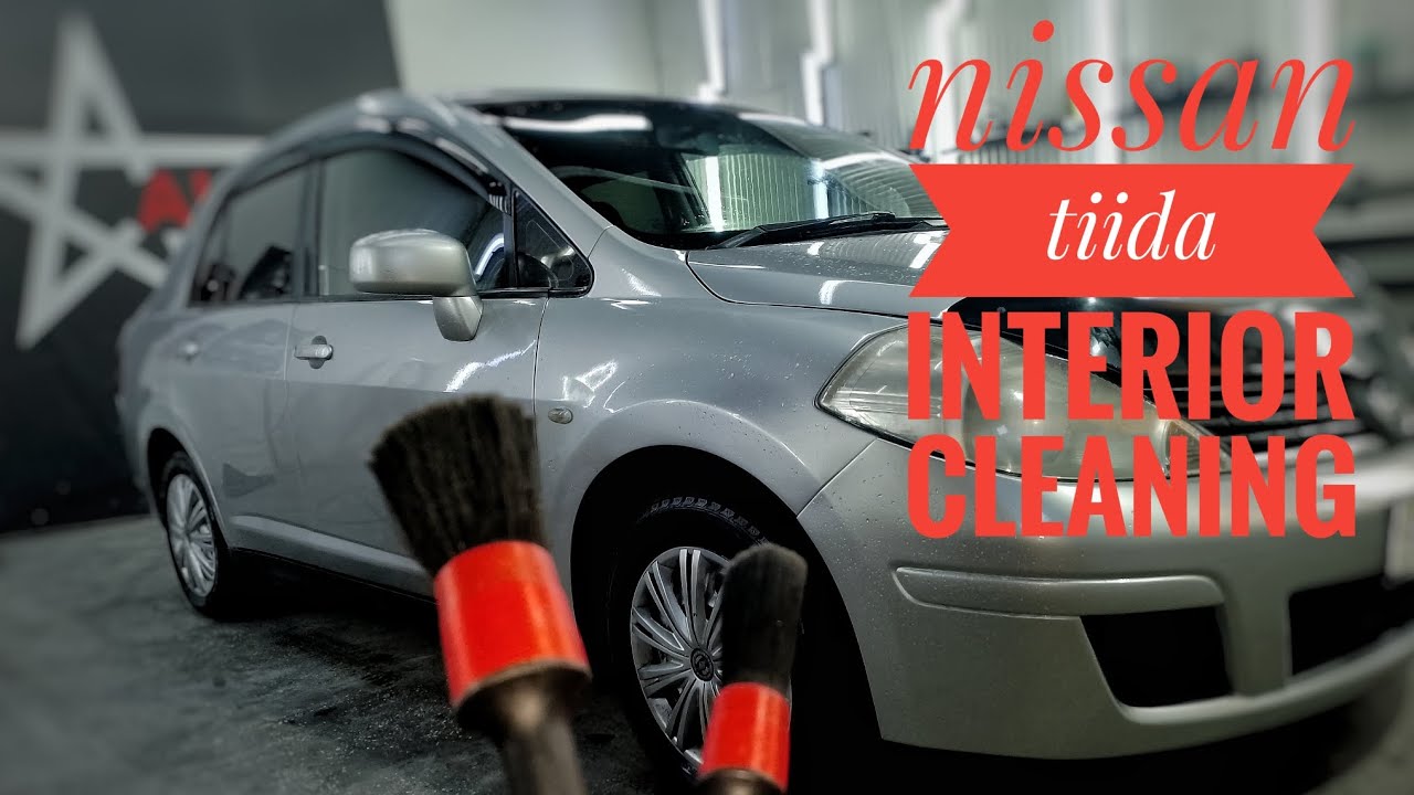 nissan tiida interior cleaning - YouTube