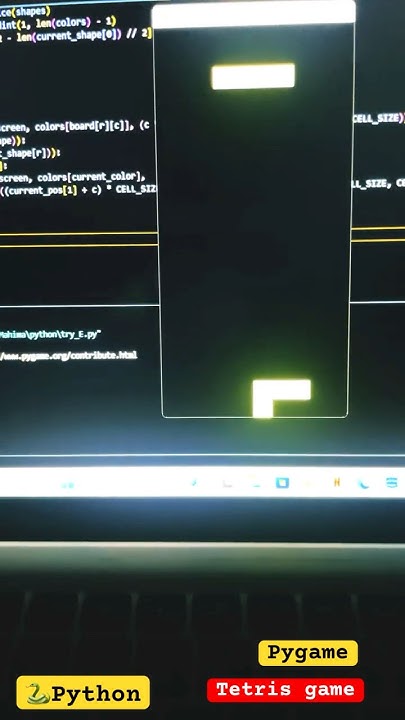 Python For Beginners Goviral Coding Python Subscribe Pygame Tetris Pythonprogram Games