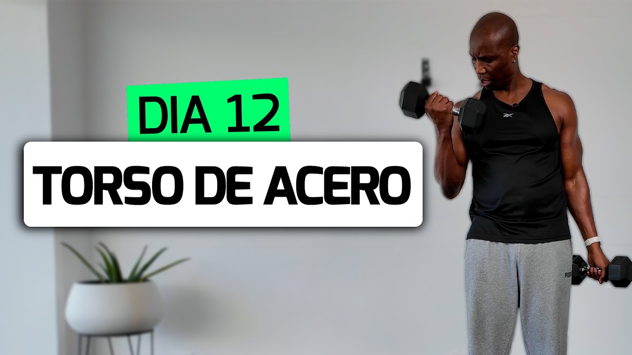 DIA 12 | Upper Body WORKOUT "Tren superior" - 30 minutos - YouTube