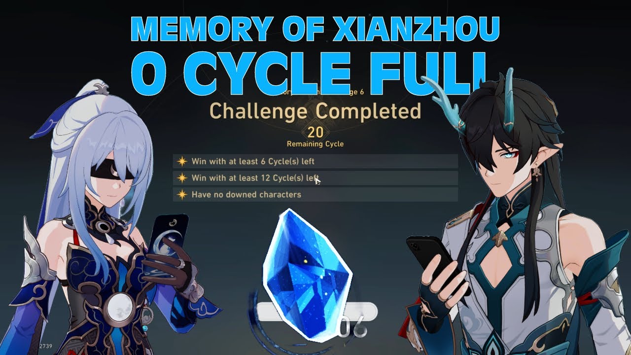 Memory Of Xianzhou Stage 6 0 Cycle Full Feat E6 Dan Heng Il And E2 Jing Liu Youtube