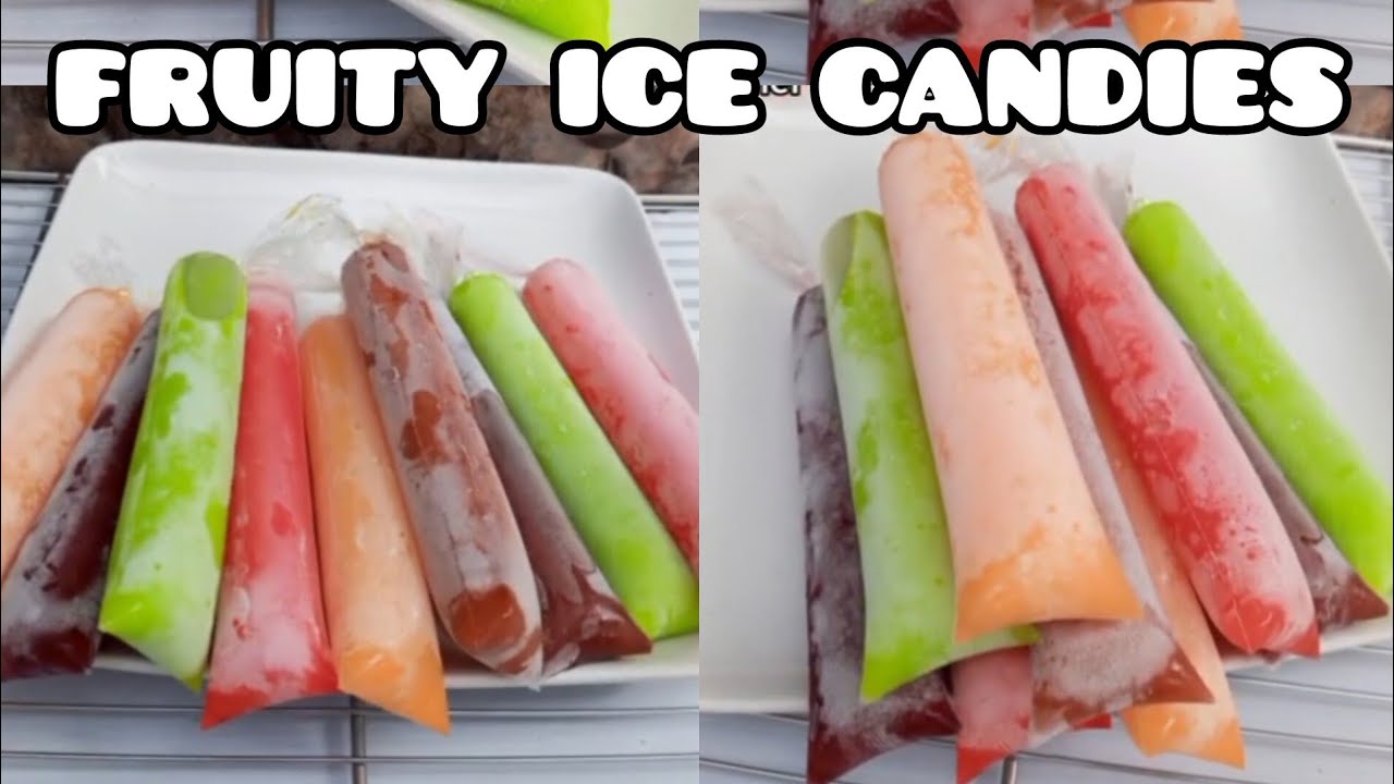 FRUITY ICE CANDIES #mfalh #ICECANDIES - YouTube