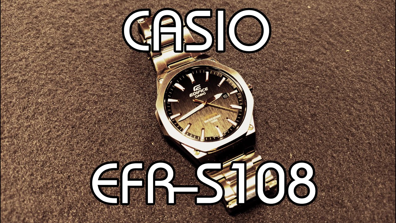 CASIO EDIFICE EFR-S108 - Круто... - YouTube