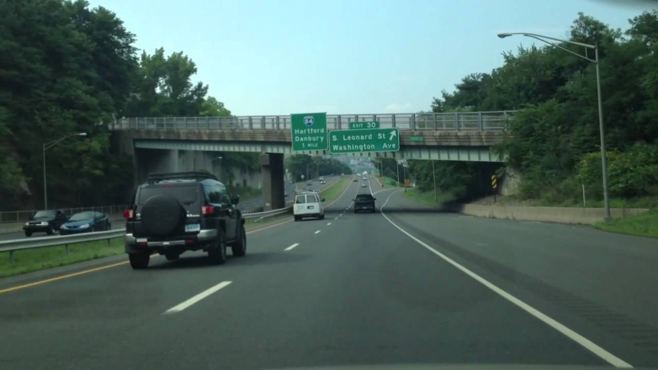 CT 8 northbound (exits 25-38) - YouTube