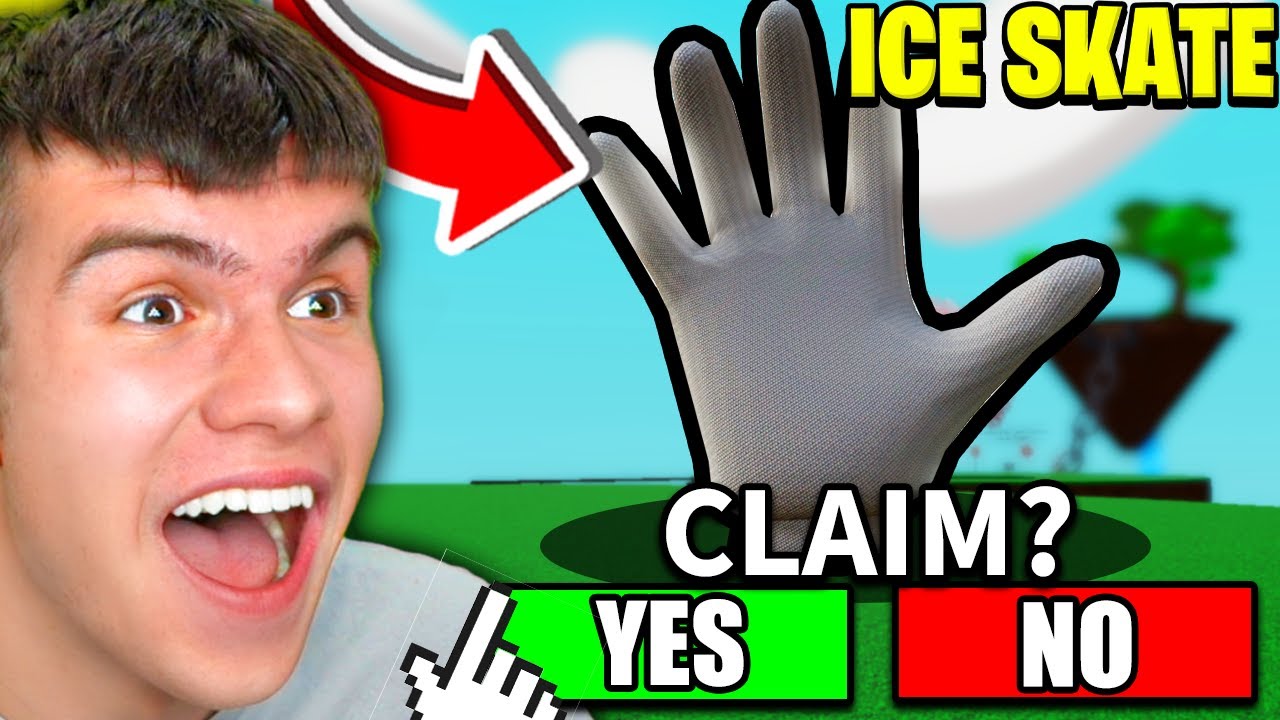 How To Get The ICE SKATE GLOVE + SLAP BATTLES ON ICE BADGE! Roblox Slap ...